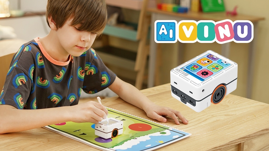 AI VINU: The World’s First Unplugged LCD Coding Robot - Backercrew