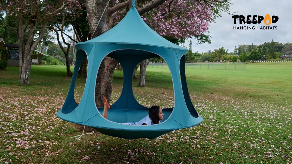 TreePod Canopy: A Spacious Cabana & Hammock Hybrid - Backercrew