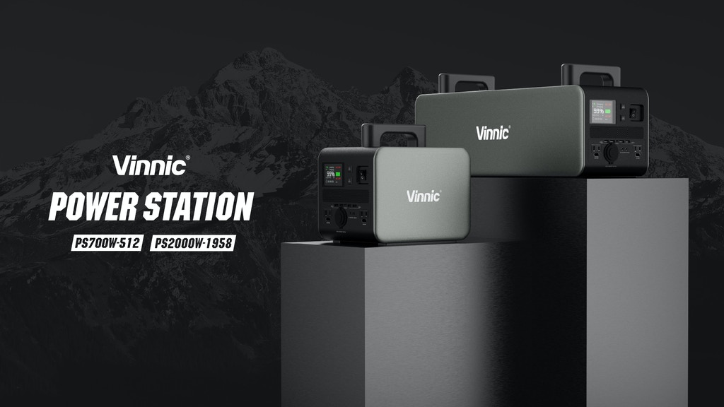 Vinnic | Safest & Sturdiest Portable LiFePO4 Power Station - BackerCrew