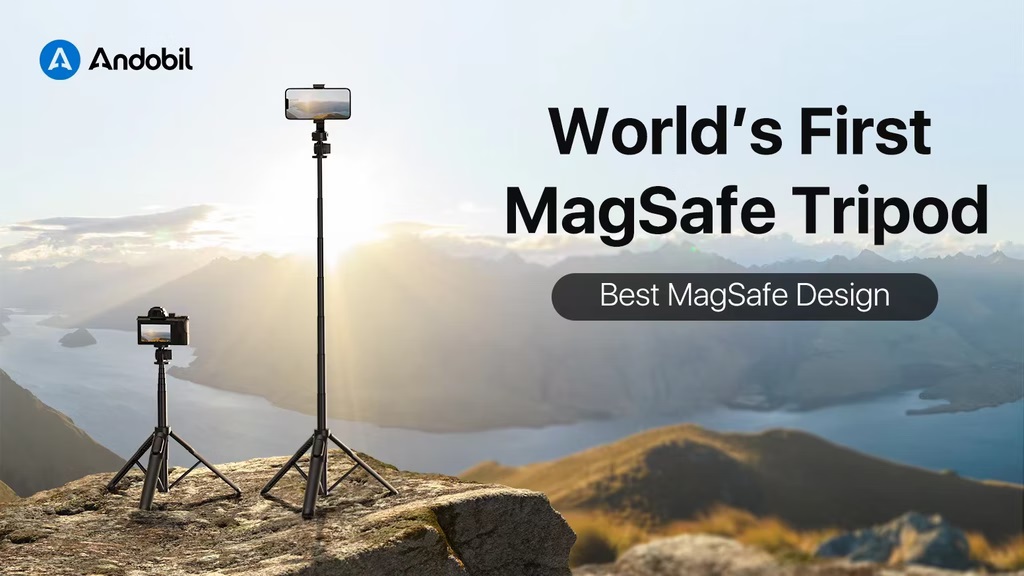 MagStick: Professional MagSafe Mobile Tripod for Photography - Backercrew
