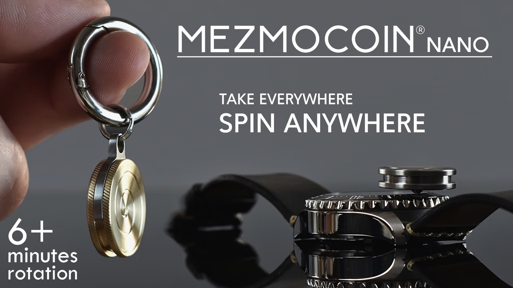 MEZMOCOIN® Nano- Super compact quick-release Spinning Toy - Backercrew