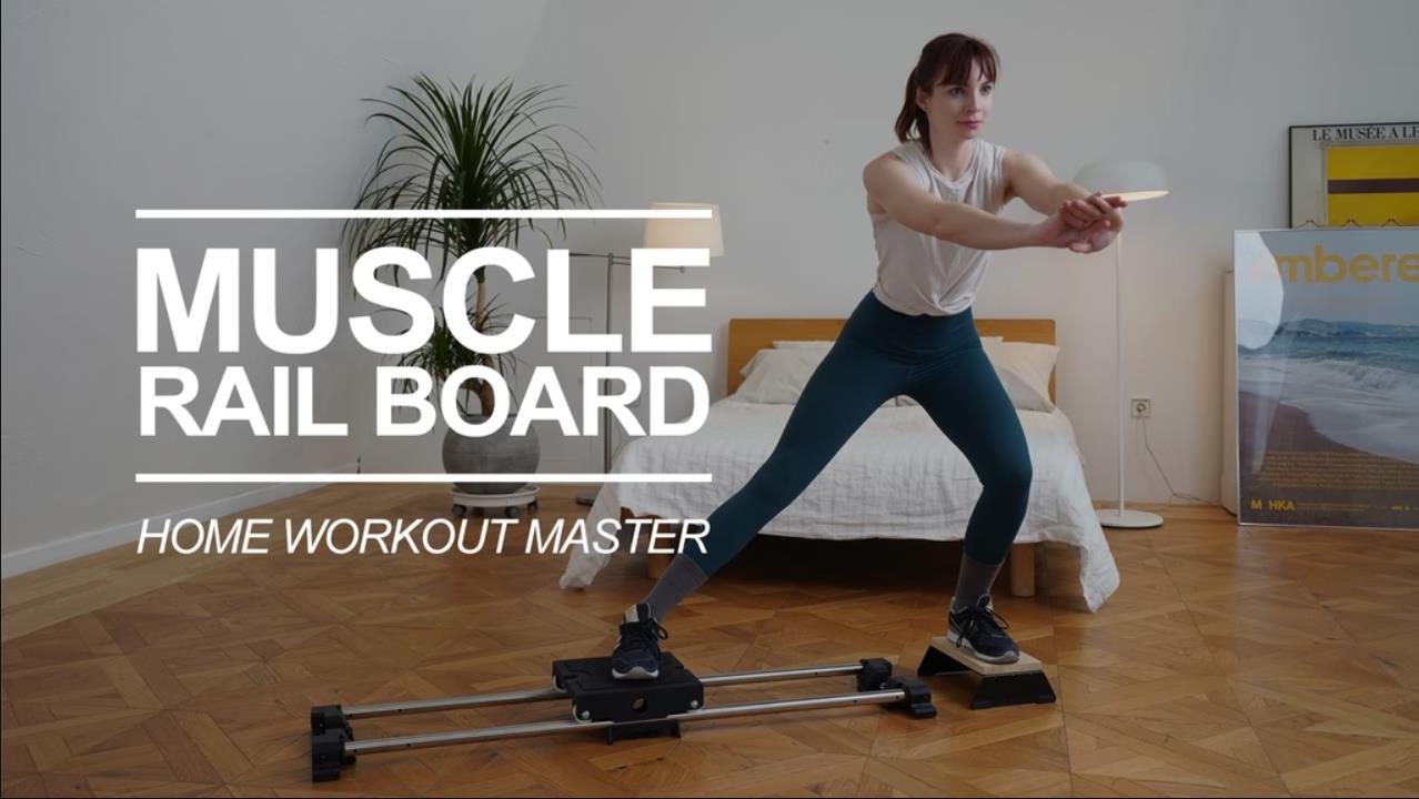 Muscle Rail Board: A Portable All-in-One Home Gym - Backercrew