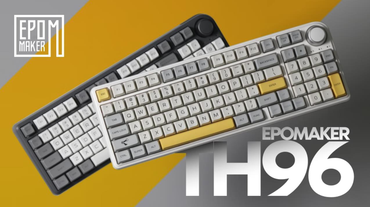 Epomaker TH96 QMK/VIA Gasket Mounted Mechanical Keyboard - Backercrew