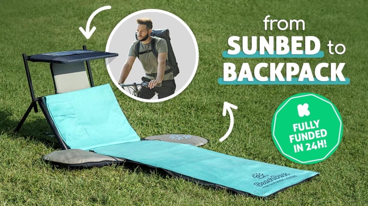 BeachBack: The World’s First Backpack-Sunbed Combo - Backercrew