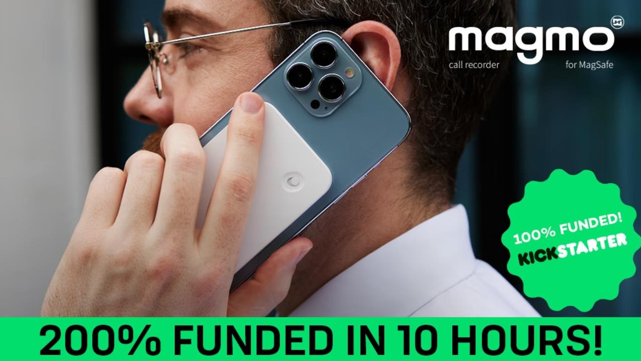 Magmo : Snap-On MagSafe Call Recorder - Backercrew