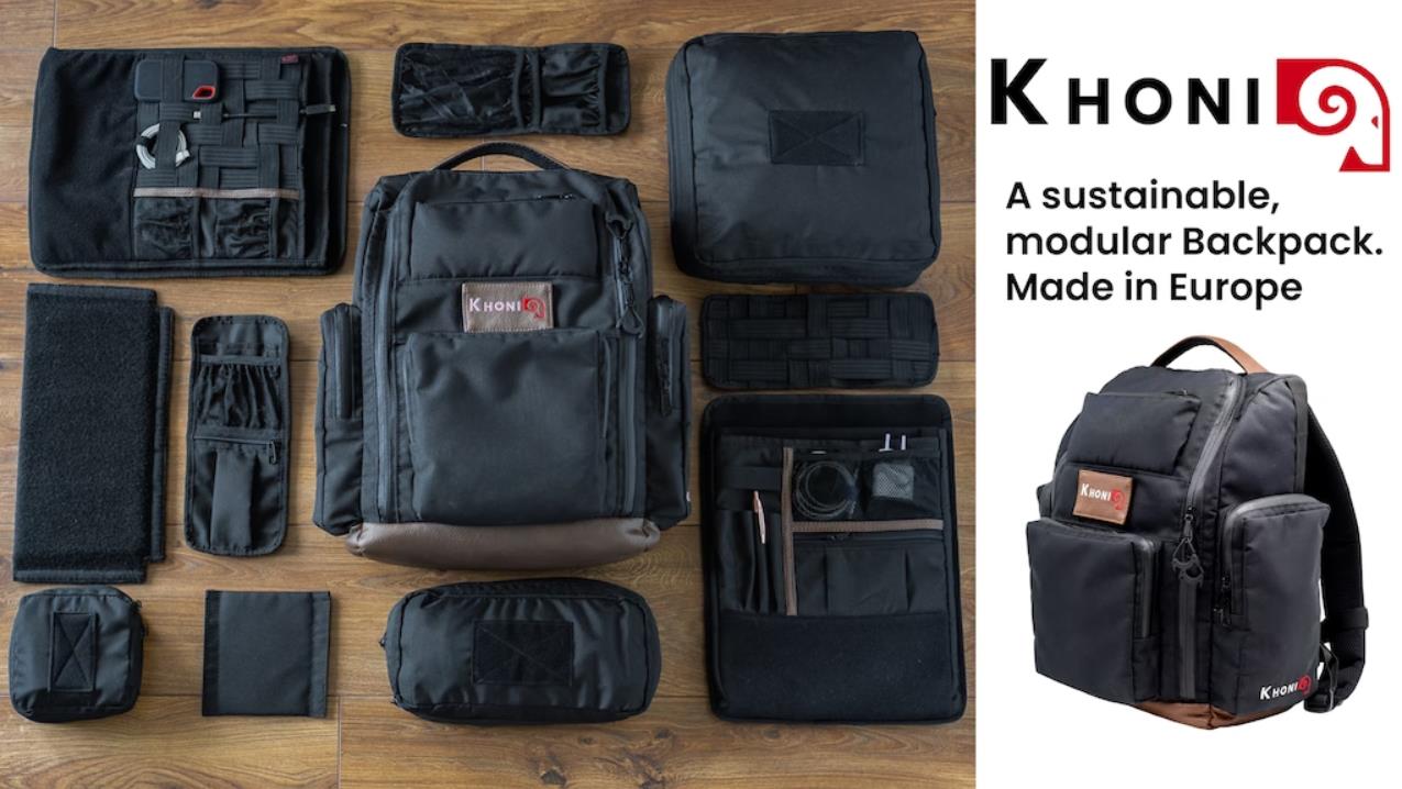 KHONI – The modular, adaptable Backpack, made in Europe - BackerCrew