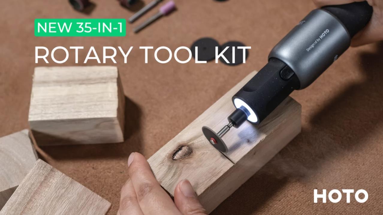 HOTO 35-IN-1 ROTARY TOOL KIT: Turning DIY Dream Into Reality - Backercrew