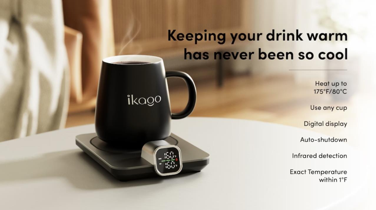 ikago Heat Coaster Pro, seize the heat of your drink - Backercrew