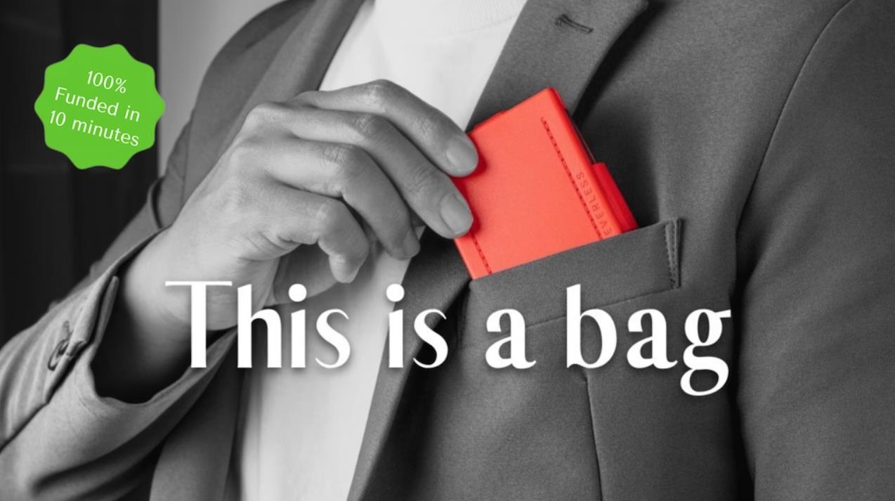 Everless SmartBag: Self-folding reusable bag - Backercrew