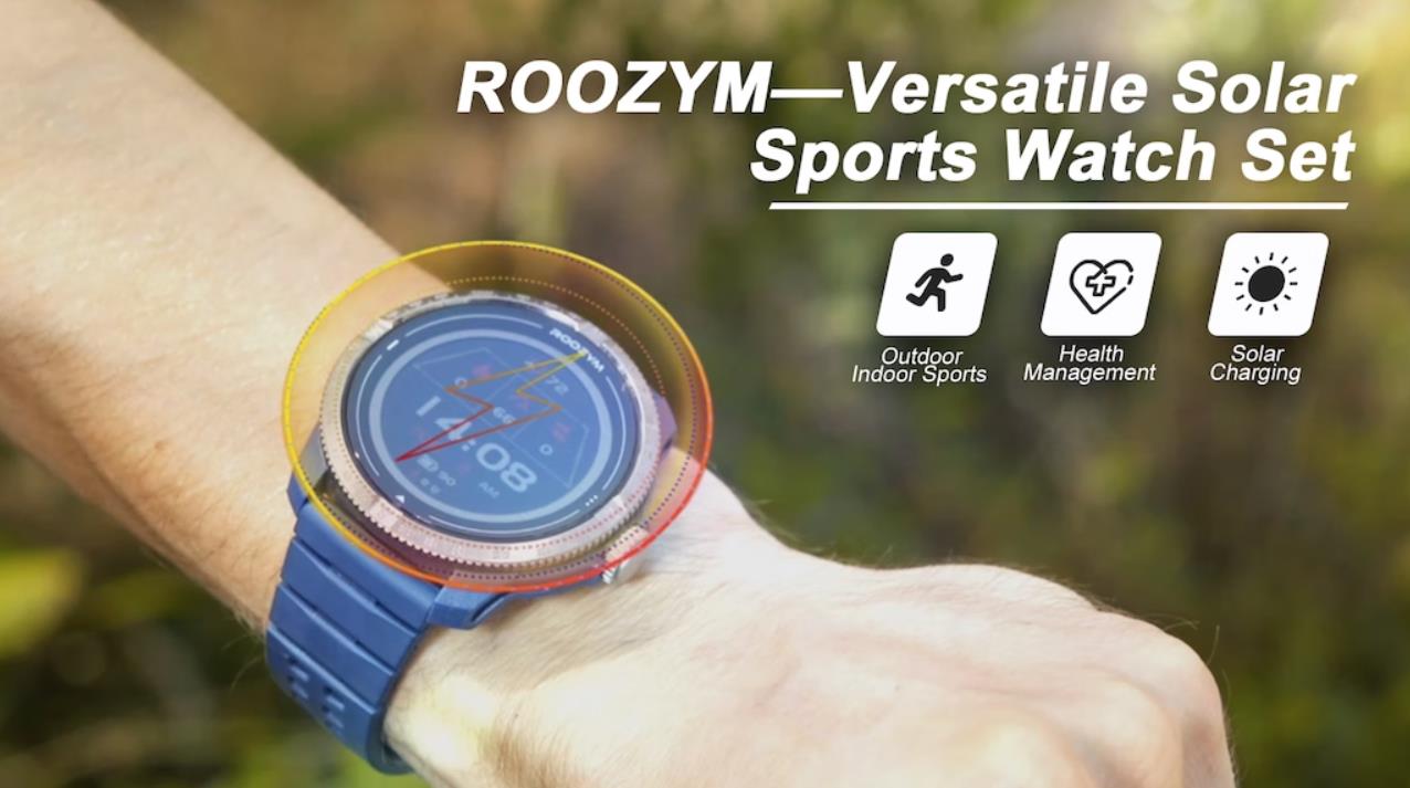 ROOZYM—Versatile Solar Sports Watch Set - Backercrew