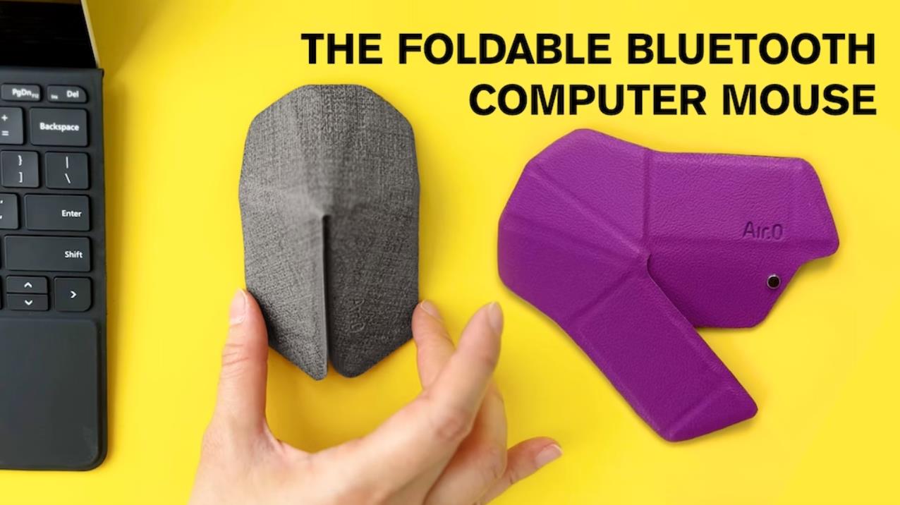 Air.0 | The Foldable Bluetooth Computer Mouse - Backercrew