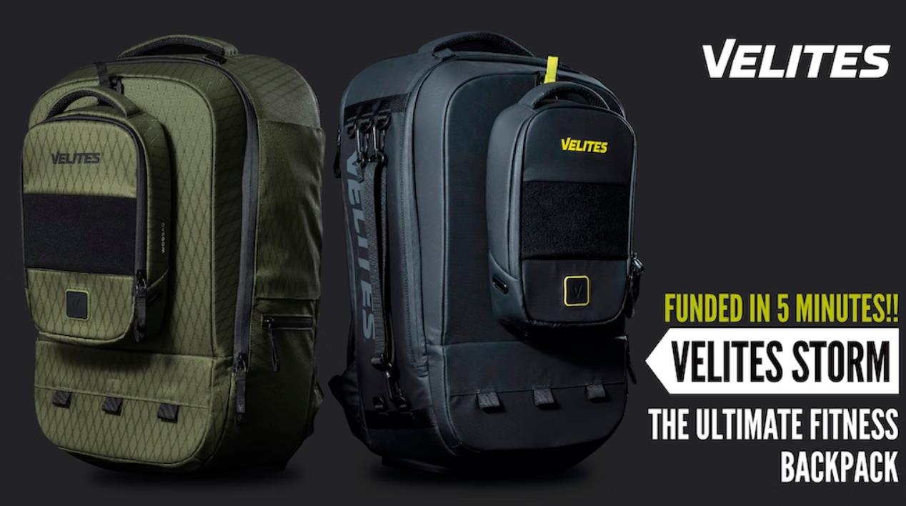 VELITES STORM : THE ULTIMATE FITNESS BACKPACK - Backercrew