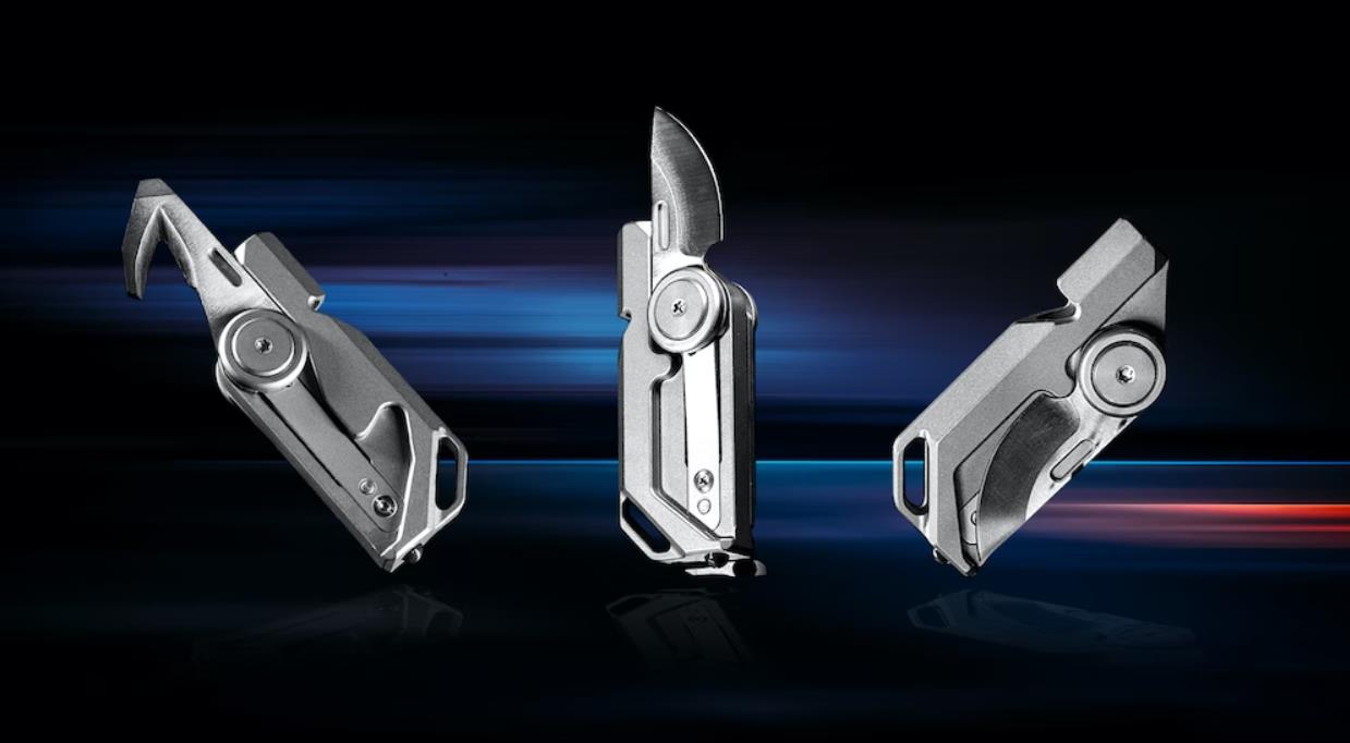 Multifunction Titanium Knife, EDC Tool, Survival Whistle - BackerCrew