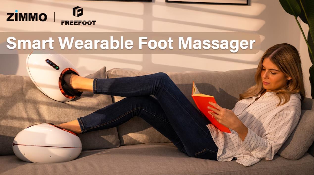 ZIMMO FREEFOOT: Smart Wearable Foot Massager - Backercrew