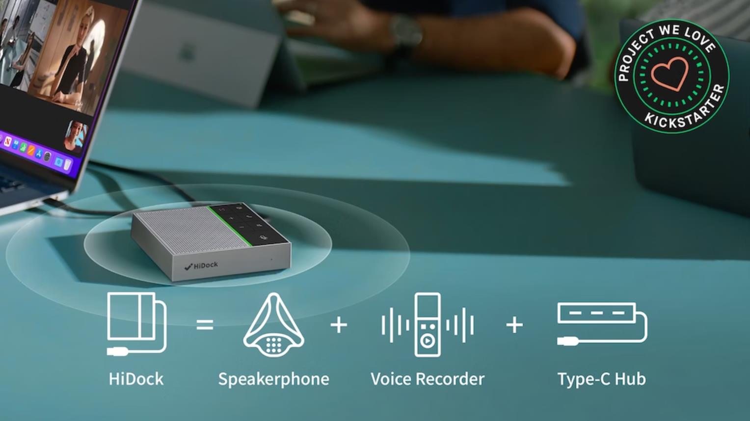 HiDock – Hybrid Work Booster for Productivity & Privacy - Backercrew