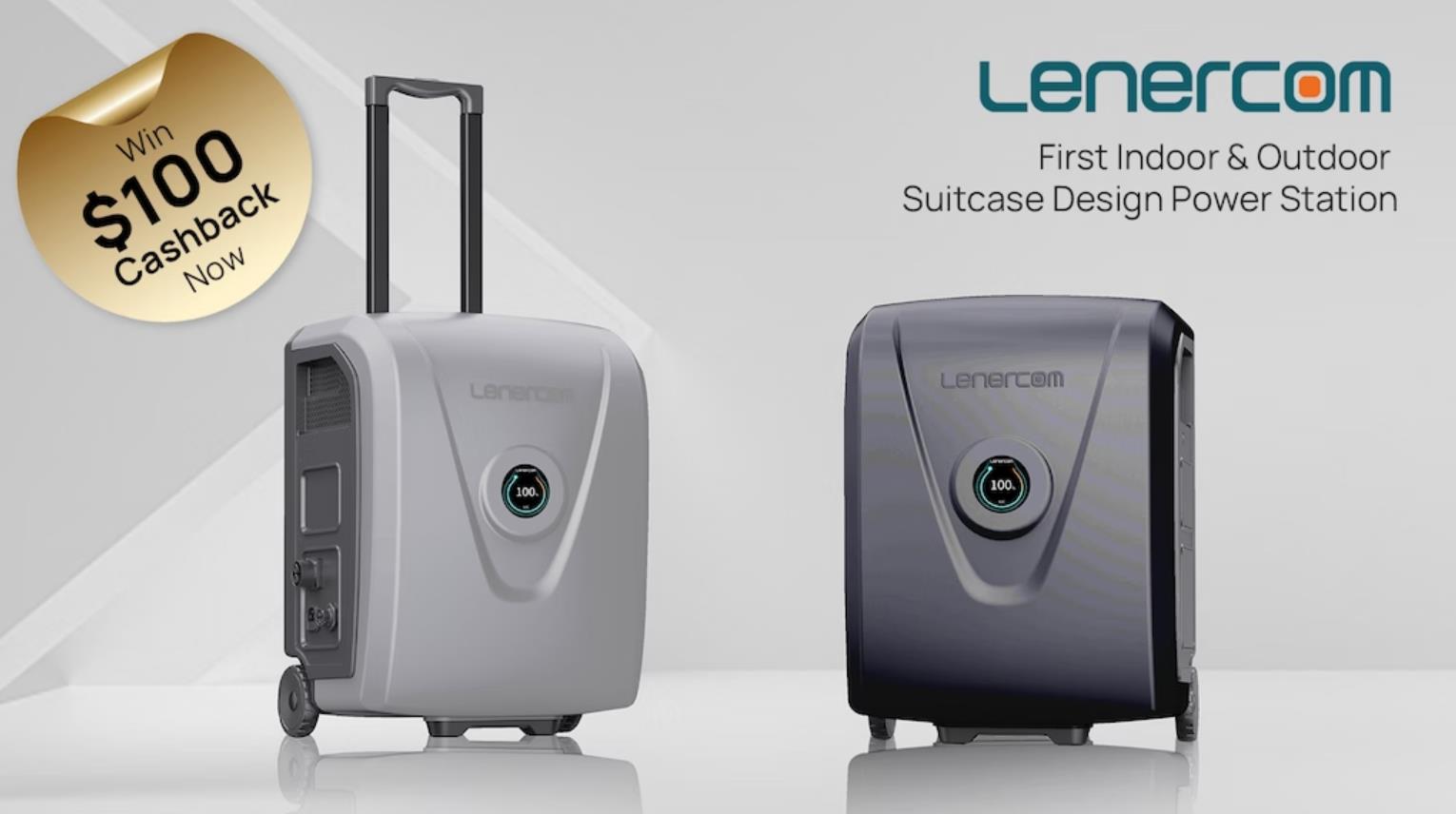 Lenercom, First In&Outdoor Suitcase Power Station - Backercrew