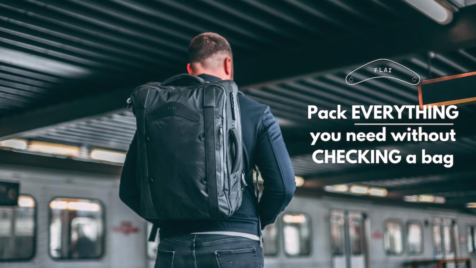 Flai – A 72 Hour+ Smarter Business Travel Carry-on Bag - BackerCrew