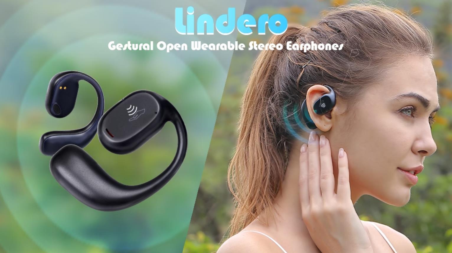 Lindero: Gestural Open Wearable Stereo Earphones - BackerCrew