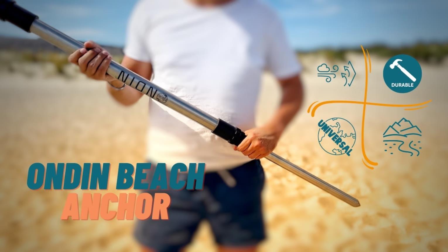 ONDIN Beach Umbrella Anchor丨Heavy Duty Solution - Backercrew