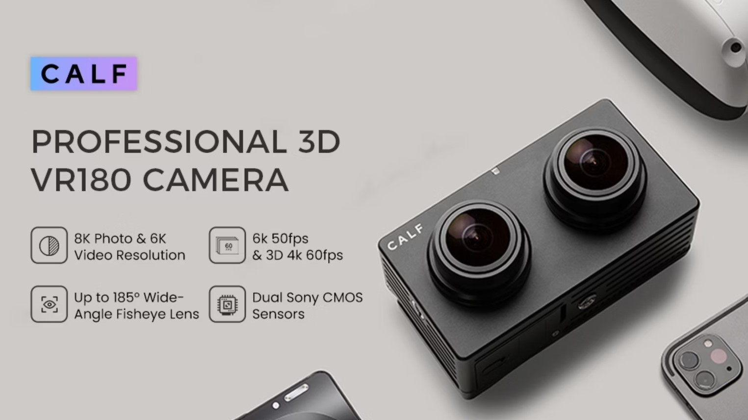 Calf – Professional 3D VR180 Camera - Backercrew