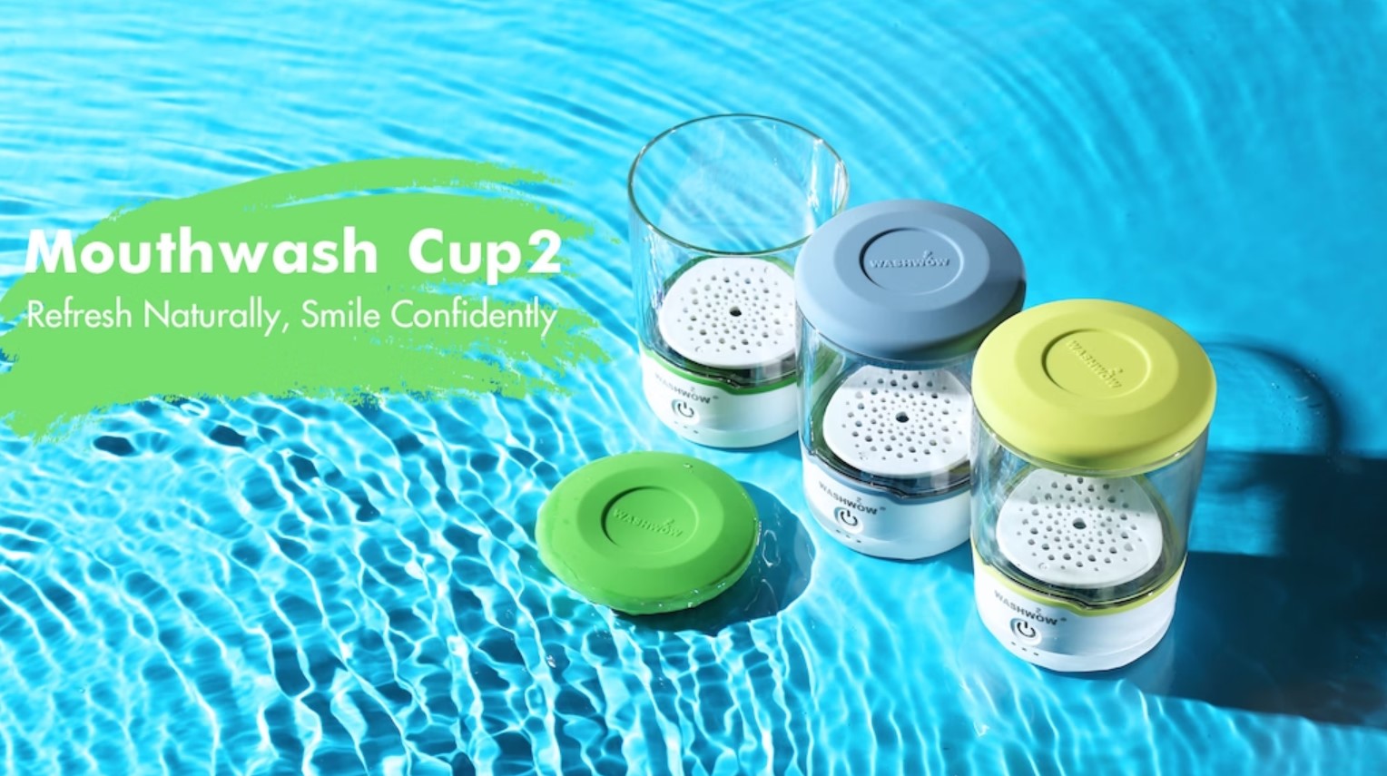 Washwow Cup2: Electrolytic Tech HCIO Mouthwash Generator - Backercrew