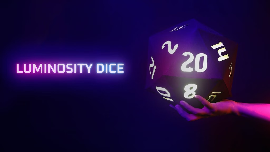 LUMINOSITY DICE: Plush Dice with RGB Lights - Backercrew
