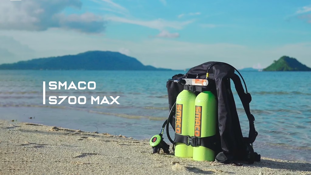 Smaco S700MAX 2 in 1 Backpack BCD scuba tank for underwater - BackerCrew