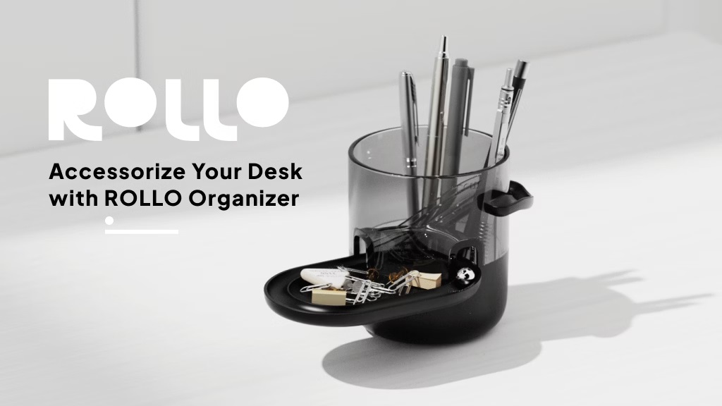 Accessorize Your Desk with ROLLO Organizer - Backercrew