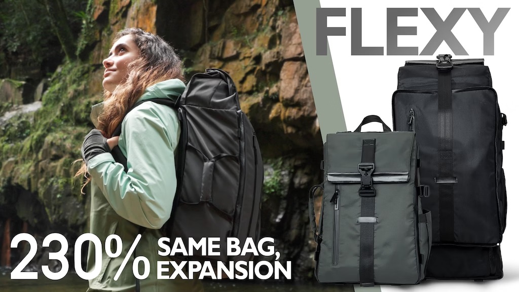 FLEXY | The new multipurpose backpack for your adventures. - Backercrew