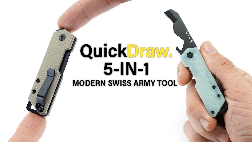 QuickDraw | World’s First Quick-Action EDC MultiTool - Backercrew
