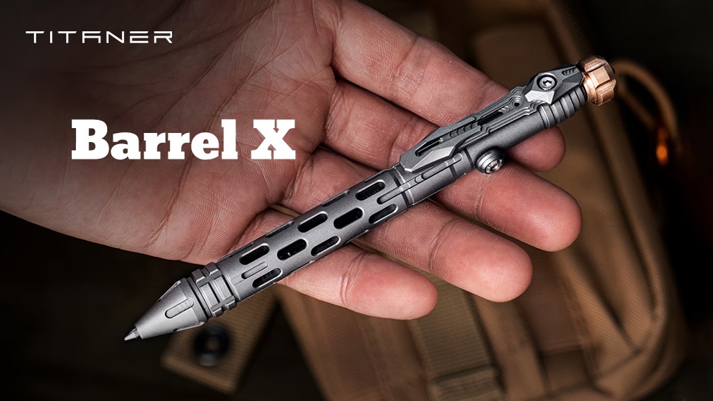 Barrel X – the Titanium Tactical Bolt-Action Pen - BackerCrew