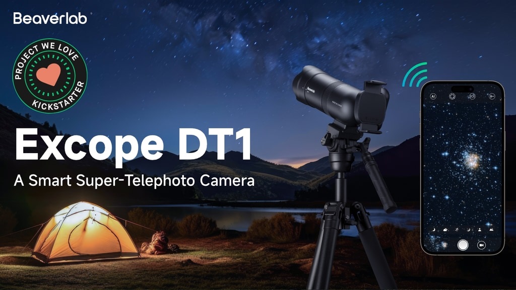 Excope DT1|The World’s Lightest Super Telephoto Camera - Backercrew
