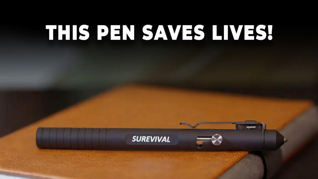 Surevival Pen – This Pen Saves Lives! - Backercrew