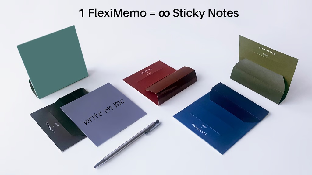 FlexiMemo | The Swiss Army Knife of Sticky Notes - BackerCrew