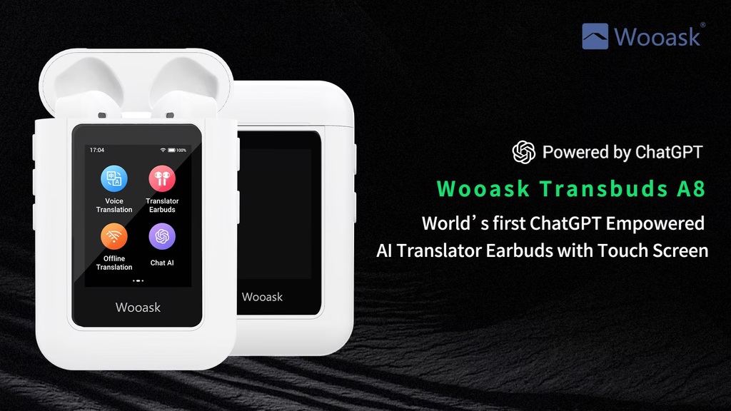 Wooask TransBuds A8: Translator Earbuds Powered by ChatGPT. - Backercrew Wooask TransBuds A8: Translator Earbuds Powered by ChatGPT. - Backercrew