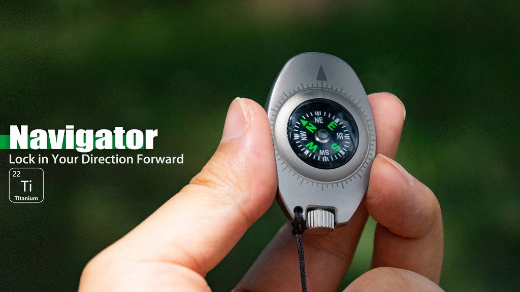 Navigator Compass-Lock in Your Direction Forward - Backercrew