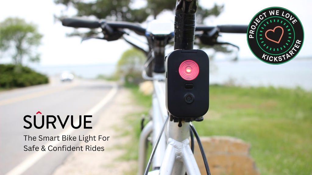 Survue: The Smart Bike Light For Safe & Confident Rides - Backercrew
