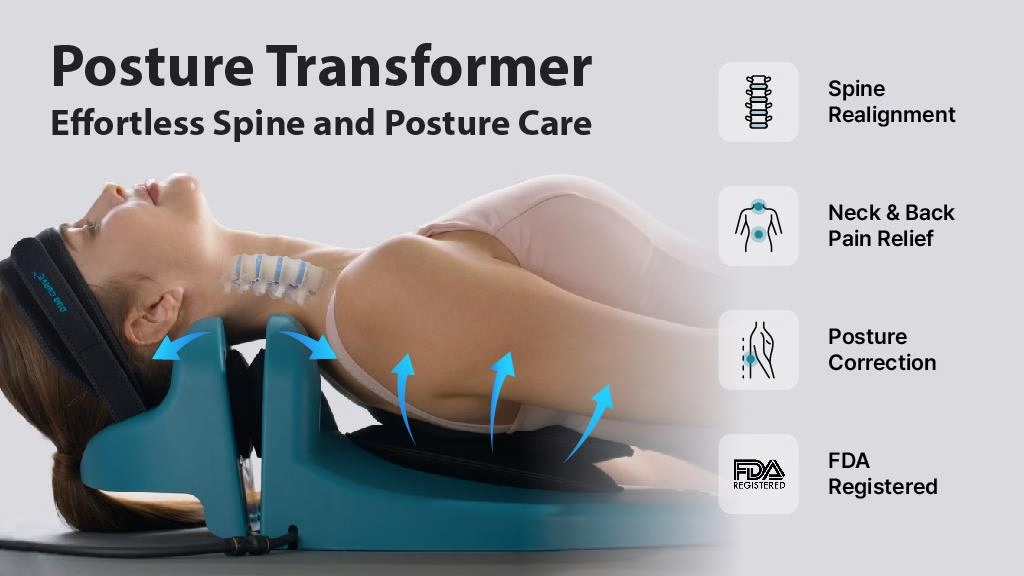 DUO CURVE™: Dual Neck & Back Traction and Curve Correction - Backercrew