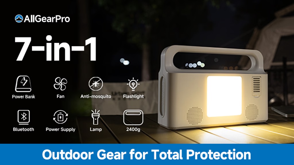 AllGearPro: 7-in-1 Outdoor Gear for Total Protection - BackerCrew