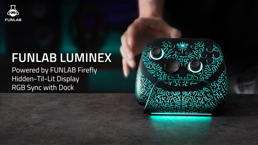 FUNLAB Luminex Controller with Charging Dock - Backercrew