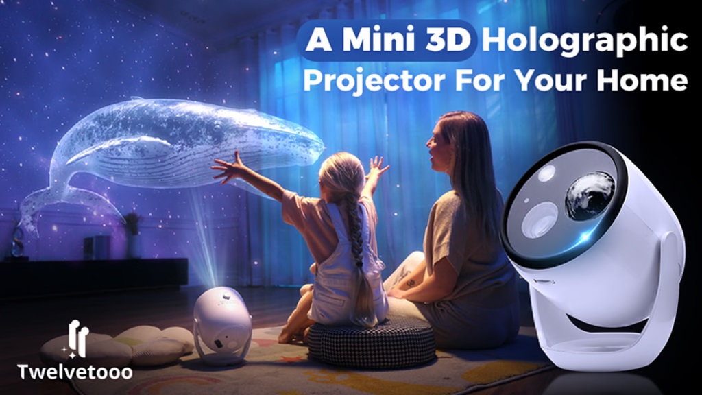 Twelvetooo: A Mini 3D Holographic Projector for Your Home - Backercrew