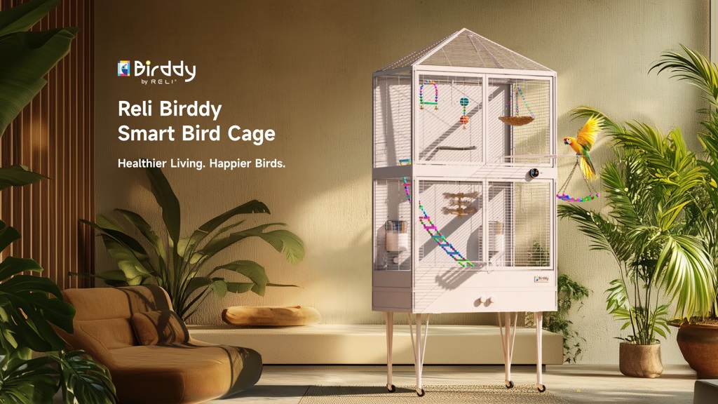 Reli Birddy: World’s First Smart Cage for Bird Care - BackerCrew